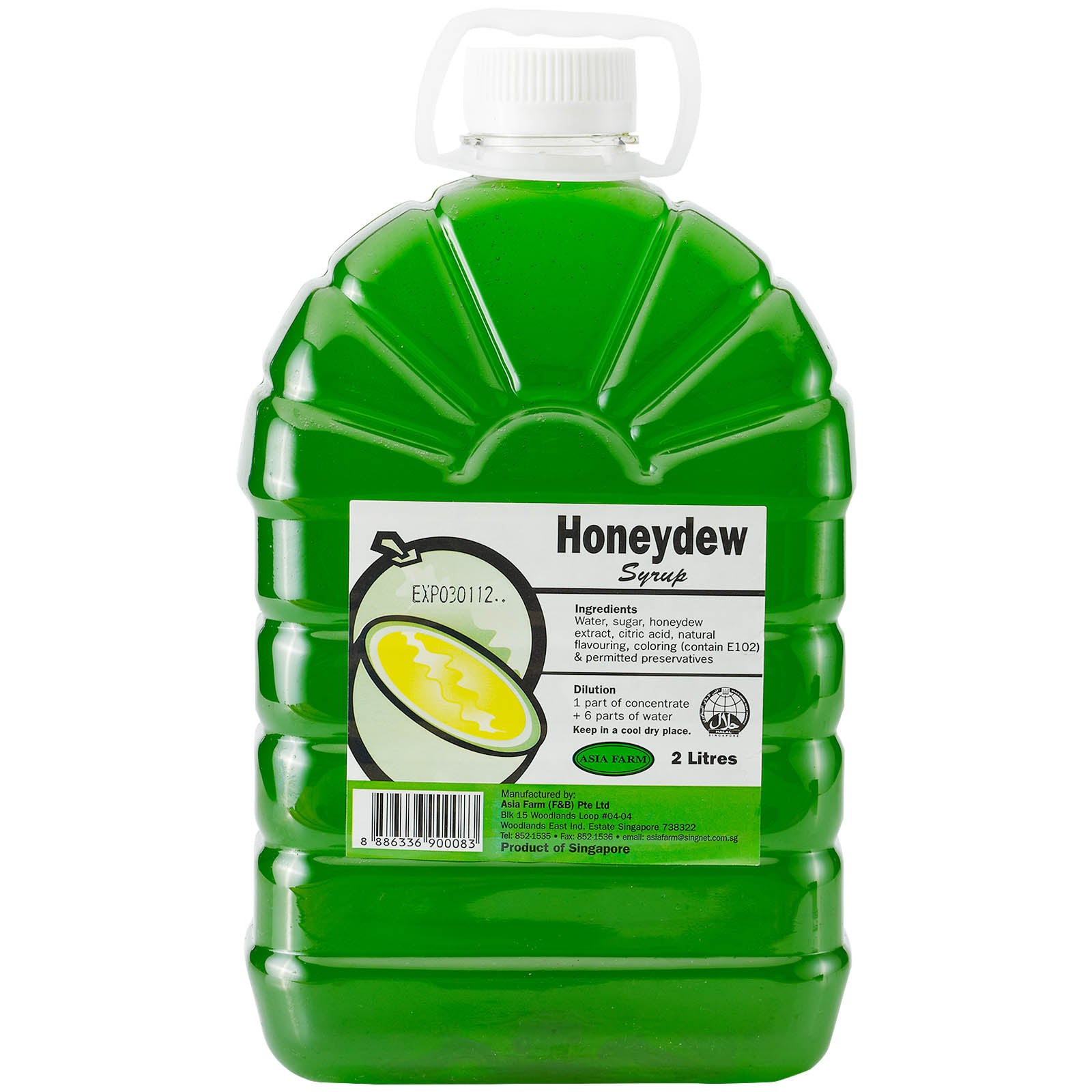 AF - Honey Dew Syrup Cordial (2L) – Nikmart Halal Frozen