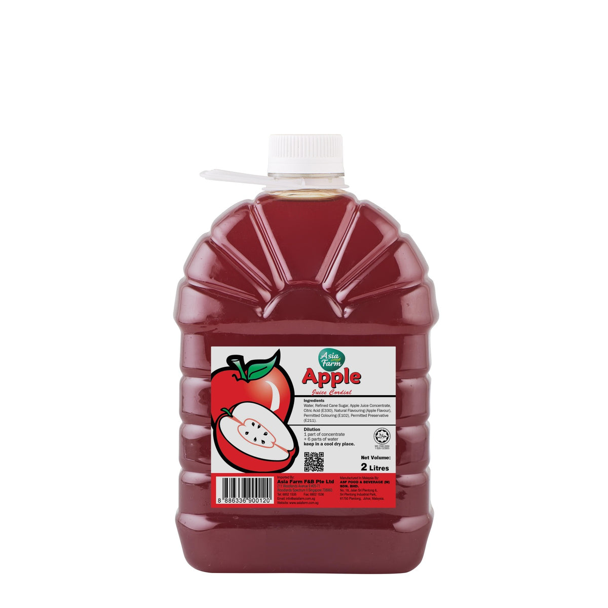 AF - Apple Juice Cordial (2L) – Nikmart Halal Frozen